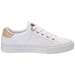 Guess Women's Loven Sneaker, White, 5.5