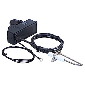 METER STAR Fire Pit Igniter Kit, Push Button Ignition Kit for Fire Pit Gas Burner Include 2 Outlet Igniter and Igniter Leads and Ground Wire