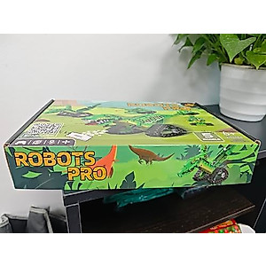 AKWME RC Robot Building Set - 5 in1 T. rex Toy with APP or Remote Control, DIY Engineering Robotics/Mech Dinosaur/Dragon Warrior/Pterosaur/Stegosaurus STEM Birthday Gifts for Kids 6-12 Years Old