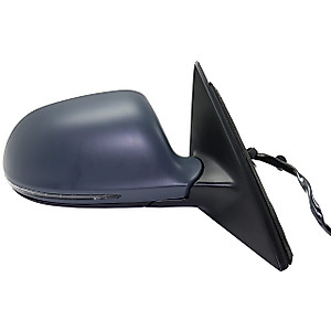 Kool Vue Driver & Passenger Side Power Heated Mirrors for Audi A4 Quattro A4 2009 With Signal Light; Without Memory Paintable Sedan & Wagon