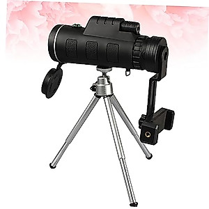 Mikikit 2pcs Travel Magnifying Mirror Mobile Lens Screen Magnifier Phone Camera Magnifier monocular Telescope with Night monocular Telescope for Mobile Phone 40x60 Telescope Telephone