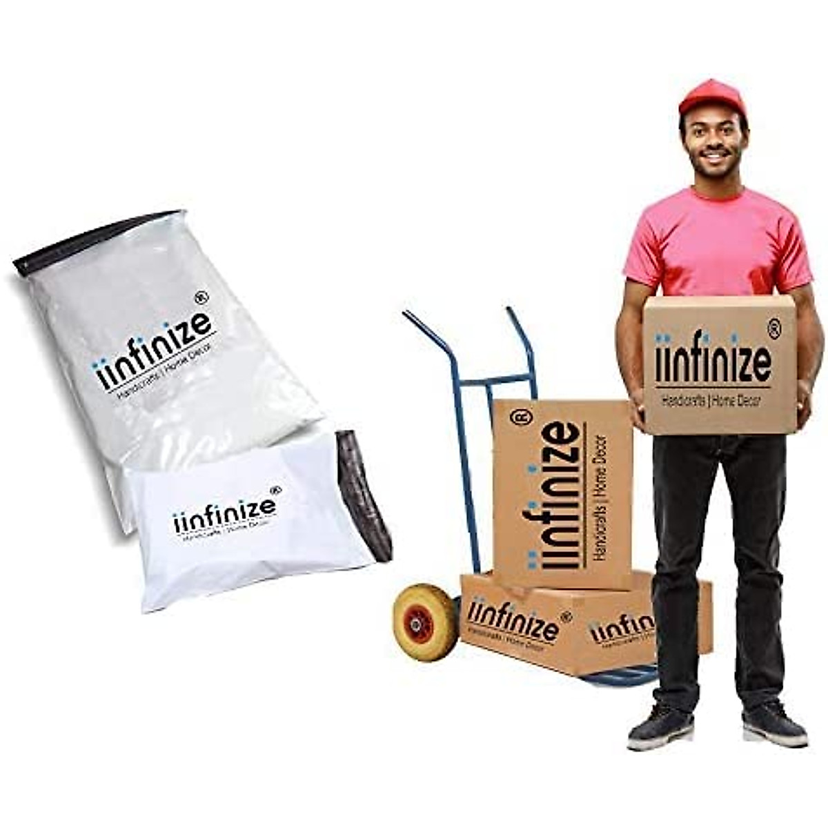 iinfinize Jute Cotton Pray Mat Yoga Mat Indian Dyed Chindi Rug Cotton Carpet 24" Handmade Door Mat Traditional Reversible Use Floor Area Rug