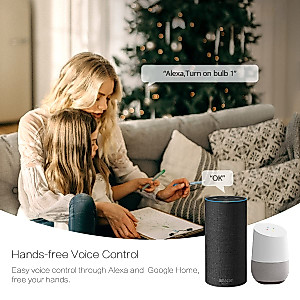 AIMENGTE Smart Light Switch - Tuya APP Alexa Google Home, Neutral Wire Required(Black, 1 Gang)