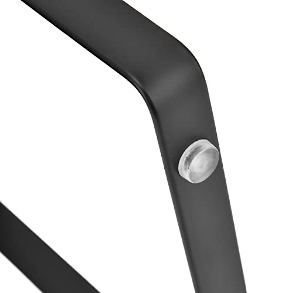 Kitchen Shelf, Large loadbearing Cabinet Shelf Stand Multifunction for Office Kitchen Bathroom 21 * 51cm Long Black Carbon Steel