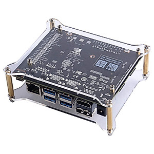 GeeekPi Jetson Nano Case (Support Jetson Nano B01 and A02 Version), Jetson Nano Case with Fan for NVIDIA Jetson Nano Developer Kit Small AI Powerful Computer