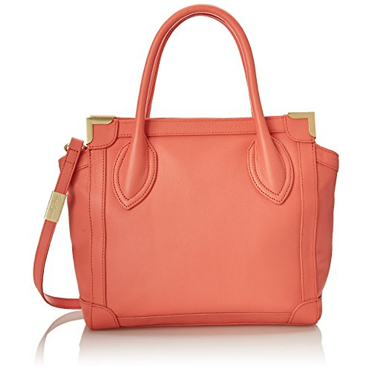 Foley + Corinna Framed Mini Shopper Top Handle Bag, Coral, One Size