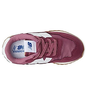 New Balance Kids 237 Bungee Sneaker, DARK EMBER/RAISIN, 6 M Toddler (1-4 Years)
