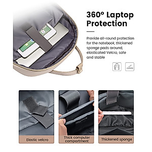 LOVEVOOK Laptop Backpack for Women, Work Travel Backpack Purse for Women Water Resistant, School Bookbag for Women, Nurse Bag Teacher Computer Backpack with USB Charging Port, Fits 15.6'' Laptop Wine