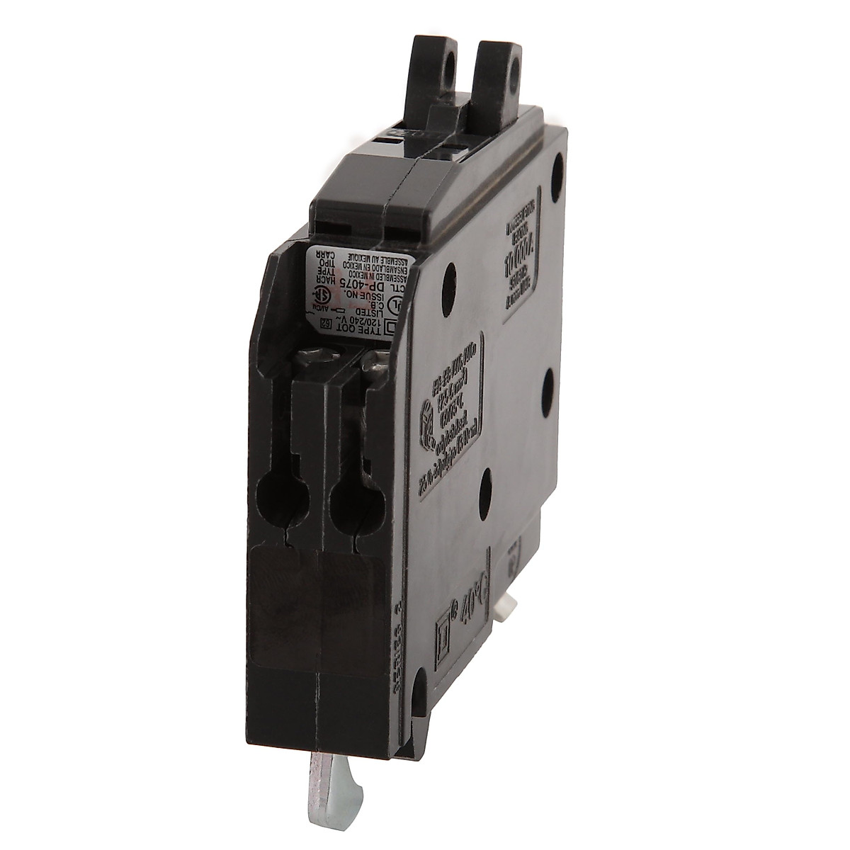 Square D by Schneider Electric, Black QOT1520CP Circuit Breaker, Size