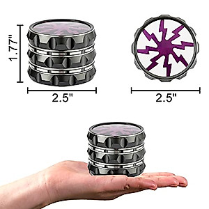 Spice Grinder 2.5 Inch Black