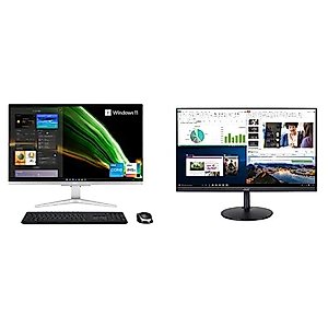 Acer Aspire C27-1655-UA12 AIO, 27" FHD IPS, 11th Gen Intel Core i5-1135G7, Intel Iris Xe Graphics, 12GB DDR4, 512GB SSD, Wi-Fi 6 | Windows 11 Home CB272 bmiprx 27" FHD IPS, 75Hz, ErgoStand