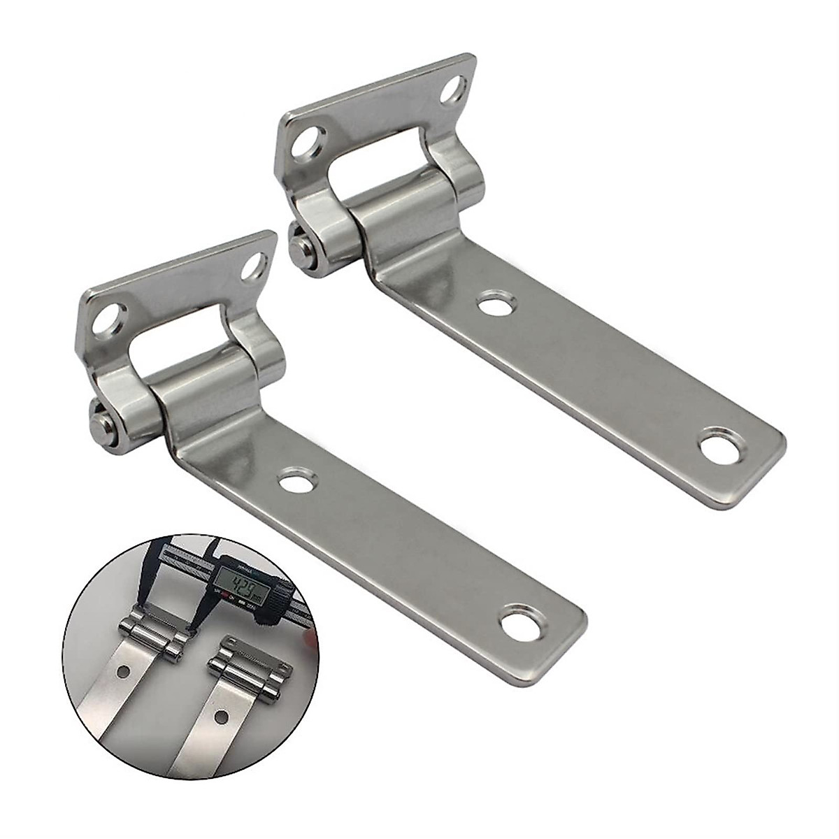 2 Piece Heavy Duty Hinges T-Steel Container Hinges Slotted Shed Wood Fence Gate Hinges Hinges