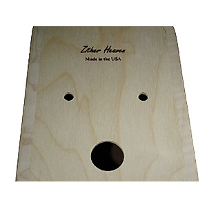 Zither Heaven Artisan Curly Maple 12 NoteThumb Piano with Black Walnut top made in the USA