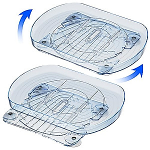 KOCWELL Under Sink Mat Kitchen & Bathroom Cabinet Liner with Drain Hole, 34" x 22" Silicone Waterproof Under Sink Drip Tray, Hold up to 2 Gallons Liquid