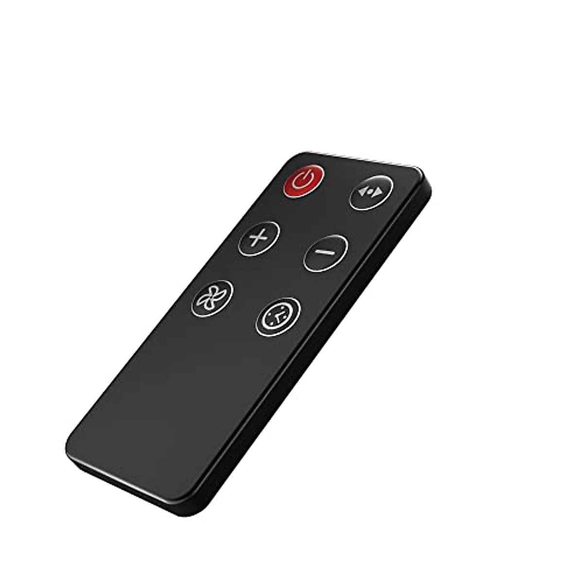 Kapoo Table Air Circulator Fan with Remote, Blade 8", 6 Speeds 4 Wind Modes, Horizontal Vertical Oscillating, Indoor Circulator Fan for Whole Room Temperature Equilibrium, b02, Black (GS-XXG037)