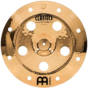 Meinl 16" Trash China Cymbal with Holes - Classics Custom Brilliant - Made In Germany, 2-YEAR WARRANTY (CC16TRCH-B)