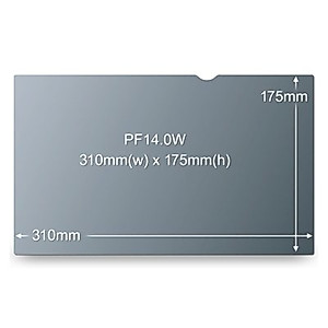 3M PF140W98 Black privacy filter for 14" widescreen