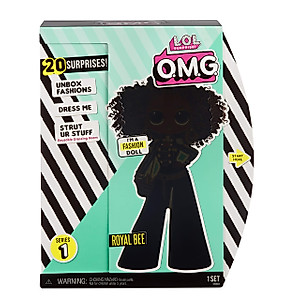L.O.L. Surprise! O.M.G. Royal Bee Fashion Doll with 20 Surprises