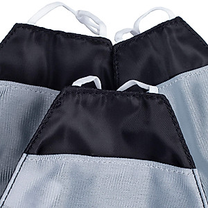 Lug unisex adult Beaker 2 Reusable Covering 3pk - Matching Set Face Mask, Black, One Size US