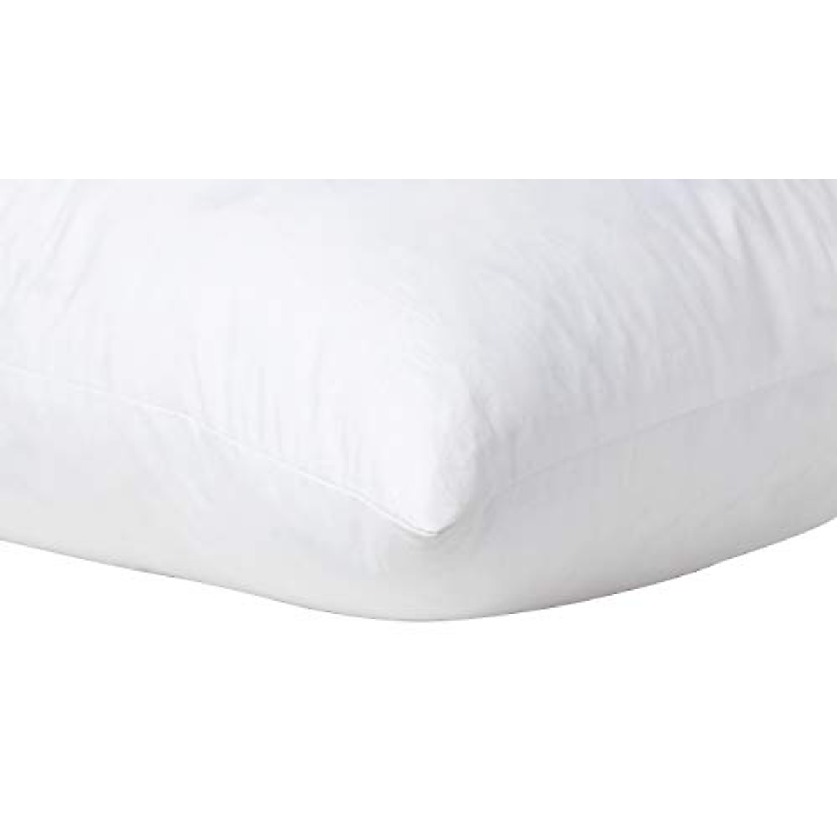 L' COZEE Premium Feather and Down Pillow Insert, Decorative Throw Stuffer Inserts, Hypoallergenic, Cotton Cover, White (17x17)'