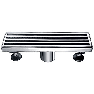 Dawn LWN120304 Wheaton River Series Linear Shower Drain, 12-Inch