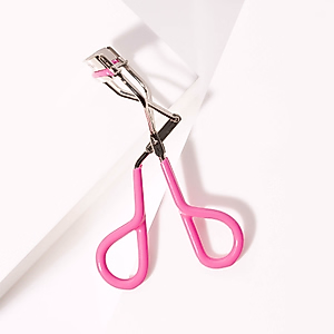 Tweezerman Neon Great Grip Eyelash Curler, Pink, 0.3 Oz