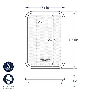 Nordic Ware Eighth Prism Baking, 1 Pack, Natural