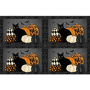 Generic Northcott Hallow's Eve by Cerrito Creek Studio DP27082 99 Placemats - Digital Fabric, Mixed