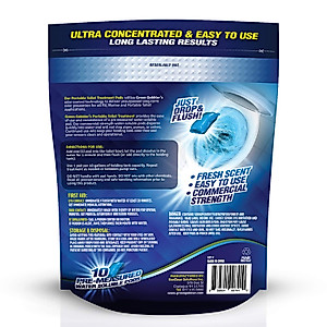 Green Gobbler Holding Tank Deodorizer and Treatment | RV, Marine & Porta Potty Treatment | Prevents Clogs & Waste Build-Up (10 Pod Pouch)