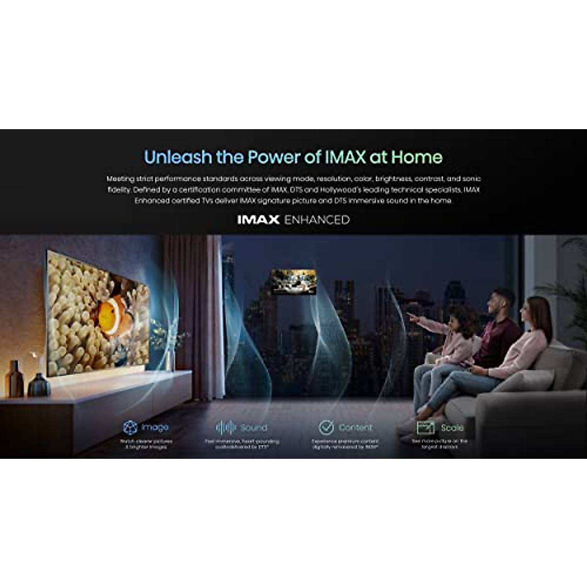 Hisense ULED Premium U7H QLED Series 65-inch Class Quantum Dot Google 4K Smart TV (65U7H, 2022 Model), Black