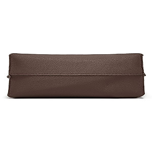 Dreubea Women's Soft Faux Leather Tote Shoulder Bag from, Big Capacity Tassel Handbag Coffee