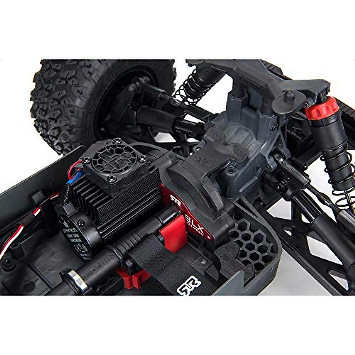 ARRMA 1/10 Big Rock 4X4 V3 3S BLX Brushless Monster RC Truck RTR (Transmitter and Receiver Included, Batteries and Charger Required), Black, ARA4312V3