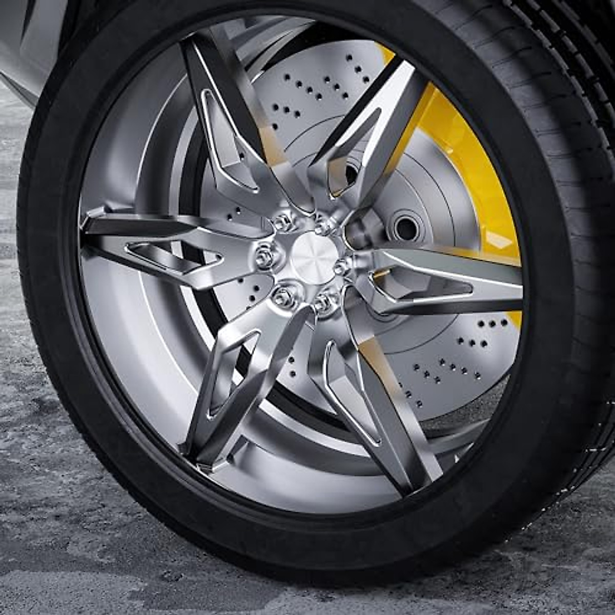 dynofit 14x1.5 aftermarket Wheel Lug Nuts, 24pcs M14-1.5 21mm Heigh Open end conical lugnuts for C1500 Tahoe,GM Sierra 1500,Chry-sler 300 and More Wheels