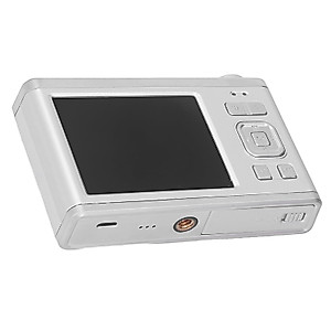 Compact Digital Camera, Autofocus 50MP and 30MP Digital Camera Built in Flash for Vlog (Silver)