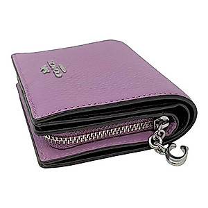 Coach Pebble Leather Snap Wallet Style No. C2862 Violet Orchid