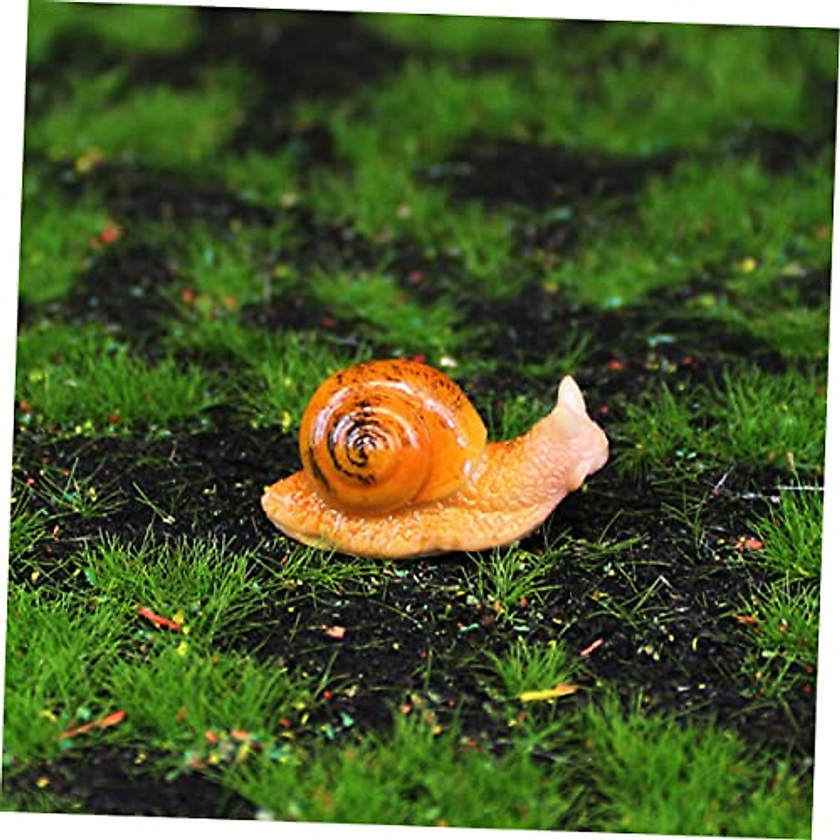 ARTIBETTER 40 Pcs Micro Landscape Snail Elephant Gifts Anniversary Snail Garden Statue Elephants Snail Terrarium Mini Flower Pots Mini Snail Ornaments Small Snail Miniature Micro Scene Resin