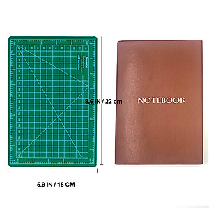 2 PCS Double Sided Self Healing Cutting Mat, Rotary Cutting Board with Grid & Non Slip Surface, Rotary Cutter for Craft, Fabric, Quilting, Sewing, Scrapbooking Project (2 PCS)