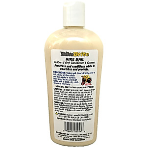 Bike Brite MC00048 Bike Bag Leather and Vinyl Cleaner and Conditioner - 12 fl. oz, Beige