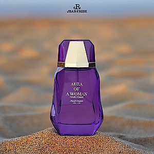 Jean Rish Aura of a Woman Eau De Parfum (3.4 Fl Oz / 100ml) Perfume for Women with Jasmine & Amber Notes - Long Lasting and Luxury Fragrance