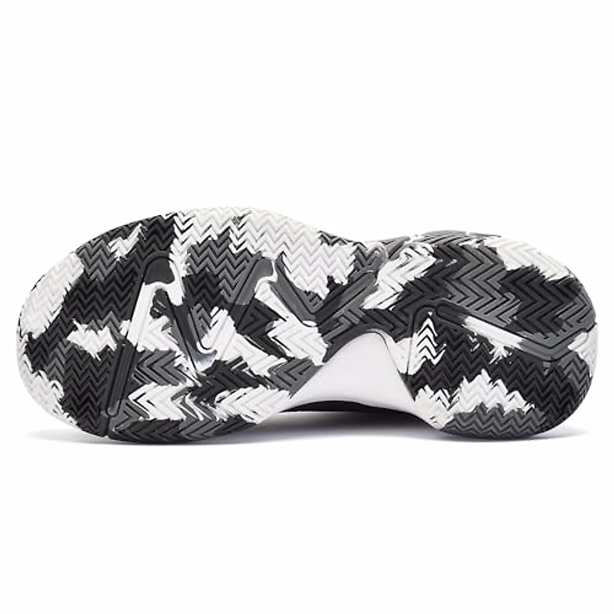 Slow Man High Top Men's Basketball Shoes Breathable Non-Slip Outdoor Running Shoes Cushioned Fitness Shoes Gym White/Black