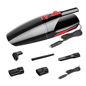 xperry Manual Vacuum Cleaner, 120W high-Power Vacuum Cleaner, for Fast Cleaning Cars, Portable car Hand Vacuum Cleaner, only for The use of Cars