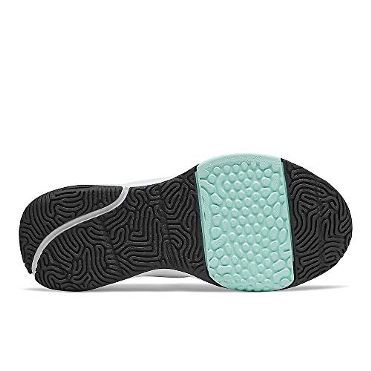 New Balance womens Fuelcell 100 V1 Cross Trainer, Black/Outerspace/White Mint, 8.5 US