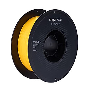 Snapmaker PLA 3D Printer Filament 1.75mm, 1kg Spool (2.2 lbs) - Dimensional Accuracy +/- 0.03mm, Fit Most FDM Printer (Yellow)