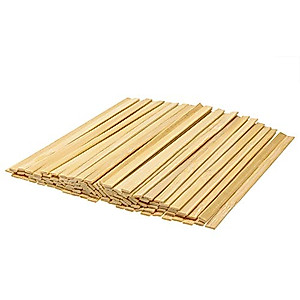 Mini Skater 5.4 Inch Bamboo Coffee Stirrers Eco Friendly Biodegradable Stir Sticks for Tea Hot Cold Beverages (100)