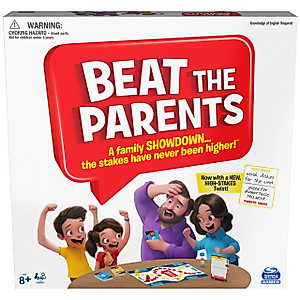 Spin Master Beat The Parents Board Game for Families and Kids Aged Over 5, (6062192)
