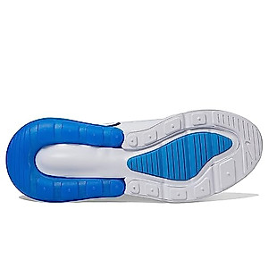 Nike Air Max 270 (Big Kid) White/Black/Pure Platinum/Light Photo Blue 7 Big Kid M