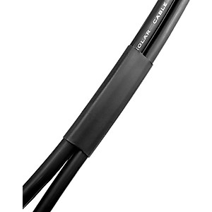 QWORK Solar Cable: 20-ft 2x10 AWG Twin Wire Solar Extension Cable, Copper Strand, Complete with Female and Male Connectors - Ideal for Homes, Shops, and RV Solar Panels