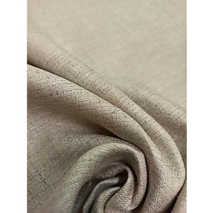 Generic Organic 100% Hemp Fabric in Natural Undyed Color 58 Inches Wide Sold by The Yard (1 Quantity = 1 Yard)