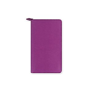 Filofax 17-022535 Saffiano Personal Organizer, Compact Zip, Raspberry
