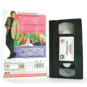 Down With Love: R.Zellweger/E.McGregor - Romantic Comedy - Large Box - Pal VHS